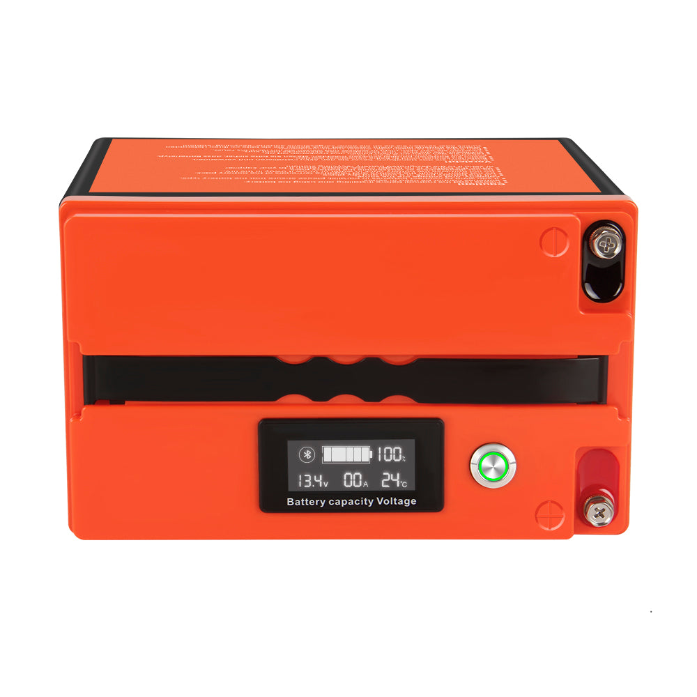 Creabest LiFePO4 Bateria 70Ah 12.8V para Caravanas, Barcos com Motor E ...