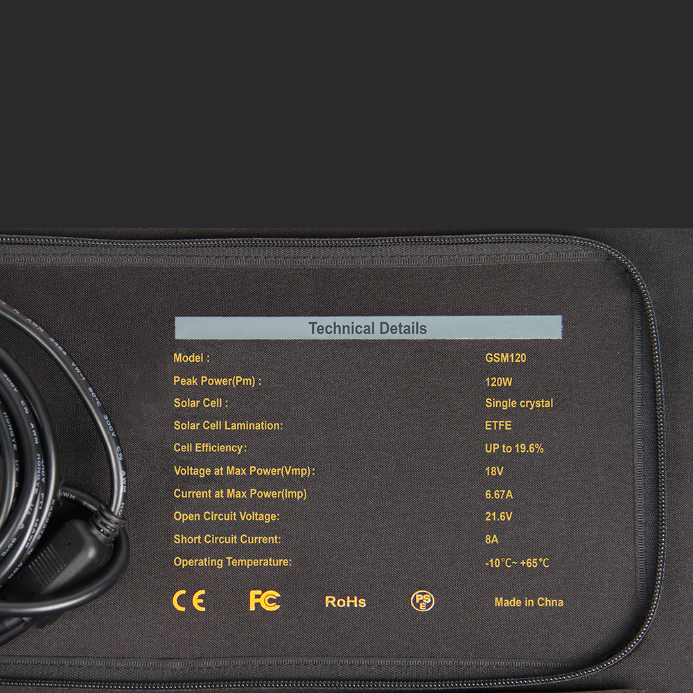 Creabest Flexible Monocrystalline Solar Panel per Camping, Wohnmobil ...